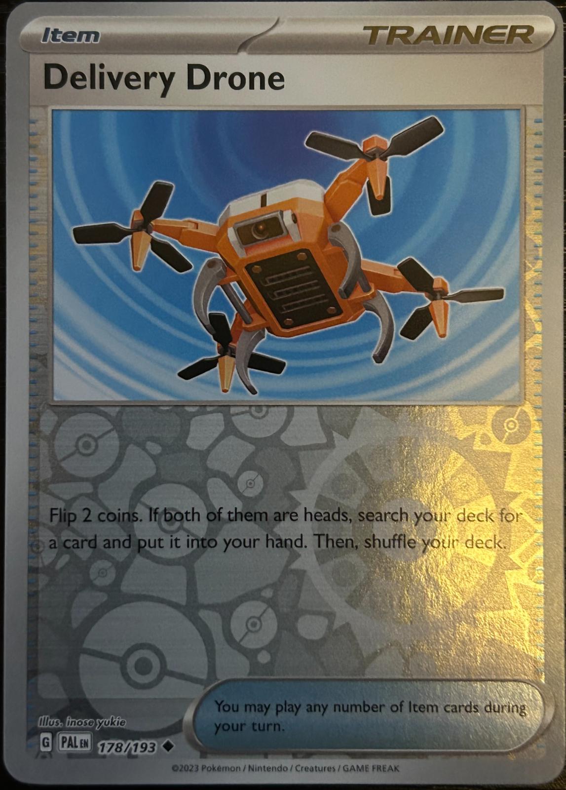 Delivery Drone [Reverse Holo] #178 Prices | Pokemon Paldea Evolved ...