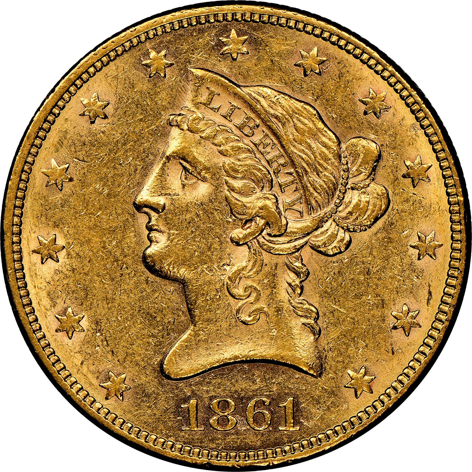 1861 Liberty Head Gold Eagle Prices | Ungraded, NGC, PCGS Values