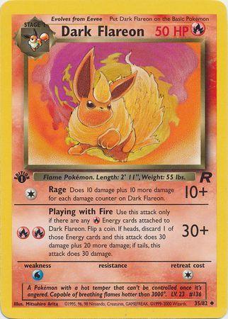 Dark Flareon [1st Edition] #35 Prices | Pokemon Team Rocket | Pokemon Cards