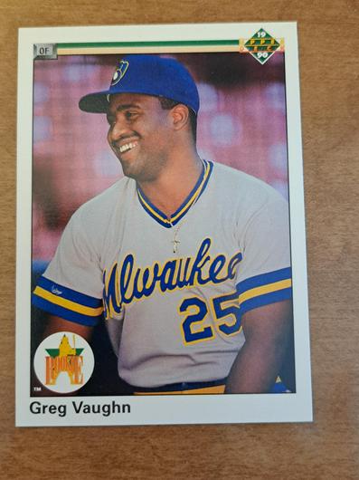 Greg Vaughn | Ungraded | 1990 Upper Deck
