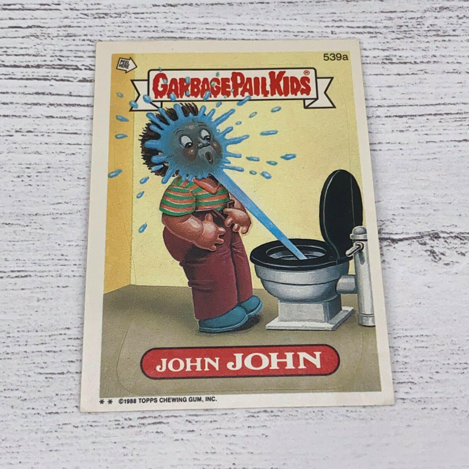 John JOHN #539a Prices | 1988 Garbage Pail Kids | GPK Cards