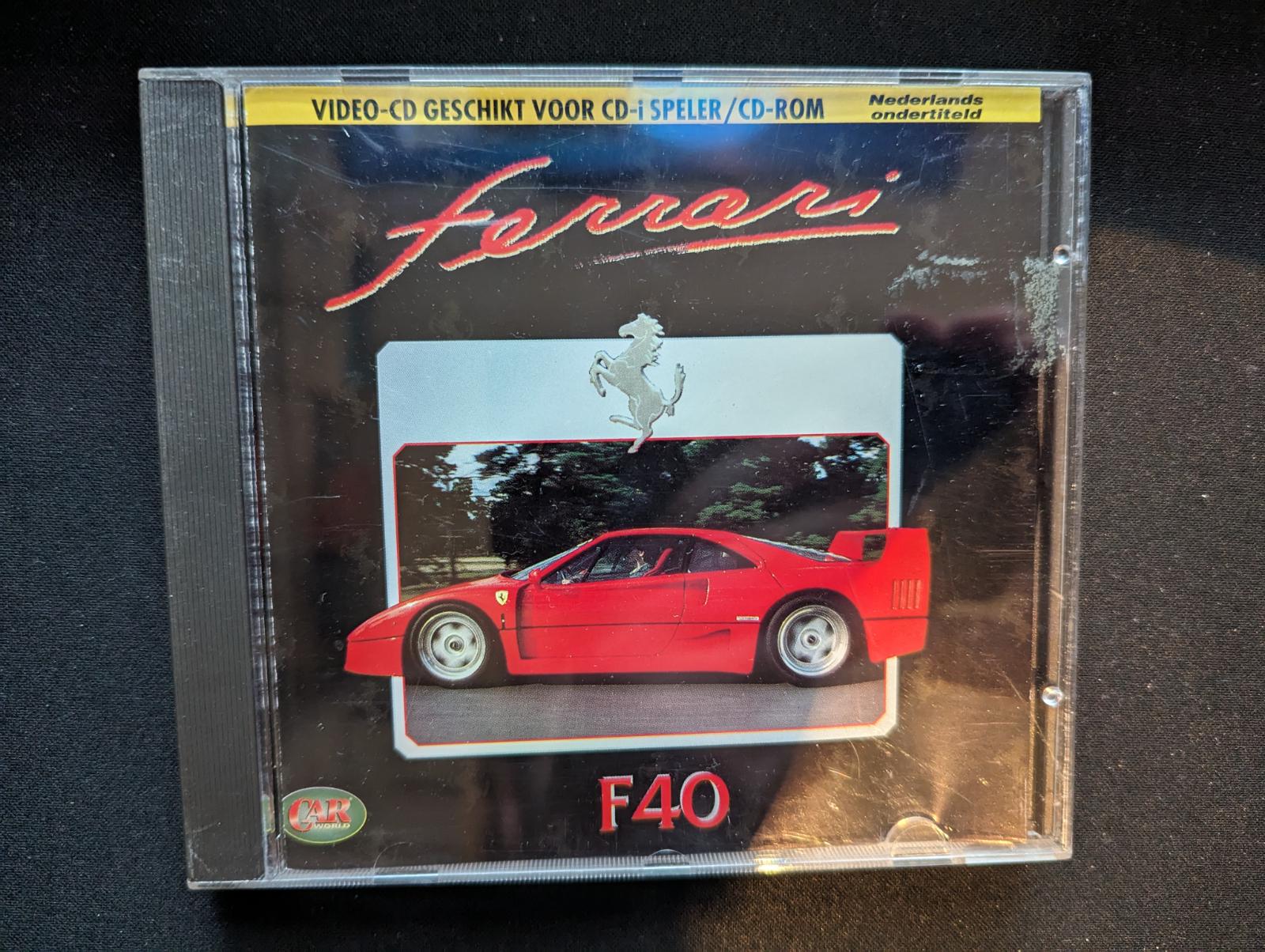 Ferrari F40 Prices CD-i | Compare Loose, CIB & New Prices