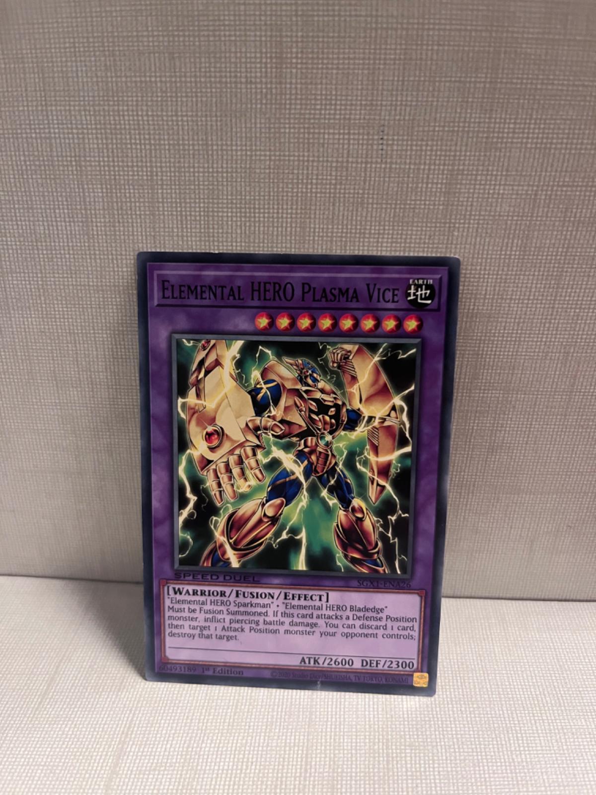 Elemental Hero Plasma Vice [1st Edition] | Ungraded | YuGiOh Gladiator ...