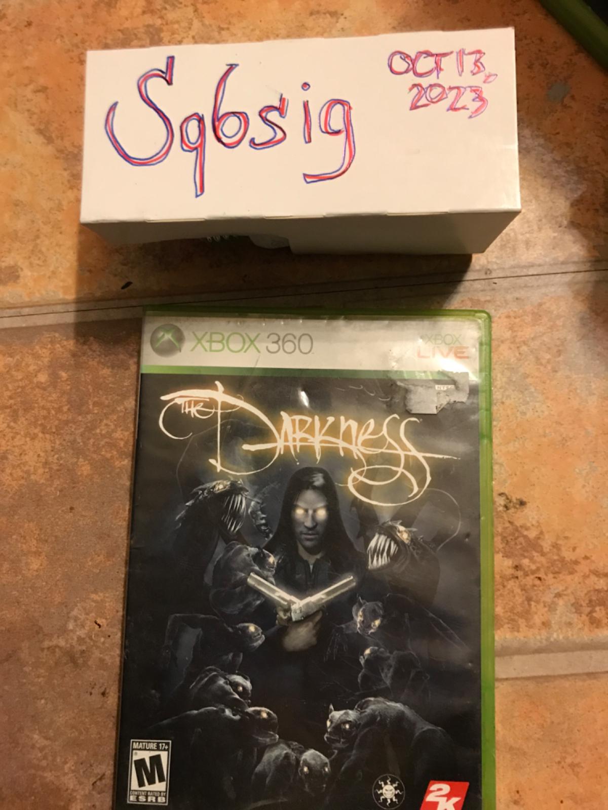 The Darkness | Item, Box, and Manual | Xbox 360