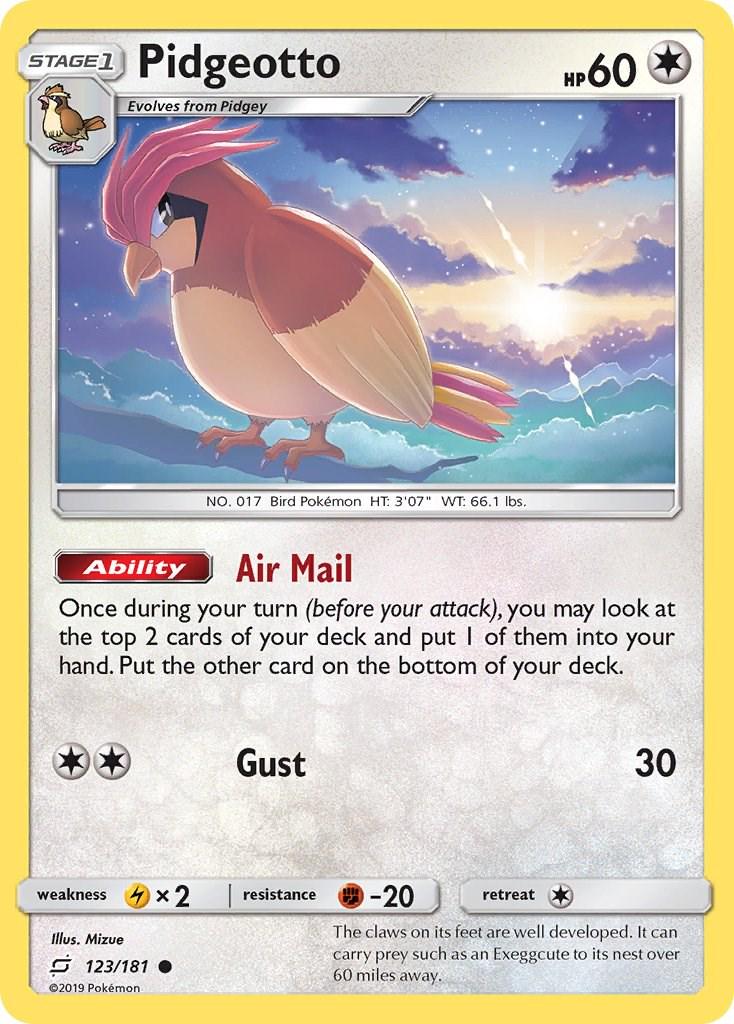 Pidgeotto #123 Prices | Pokemon Team Up | Pokemon Cards