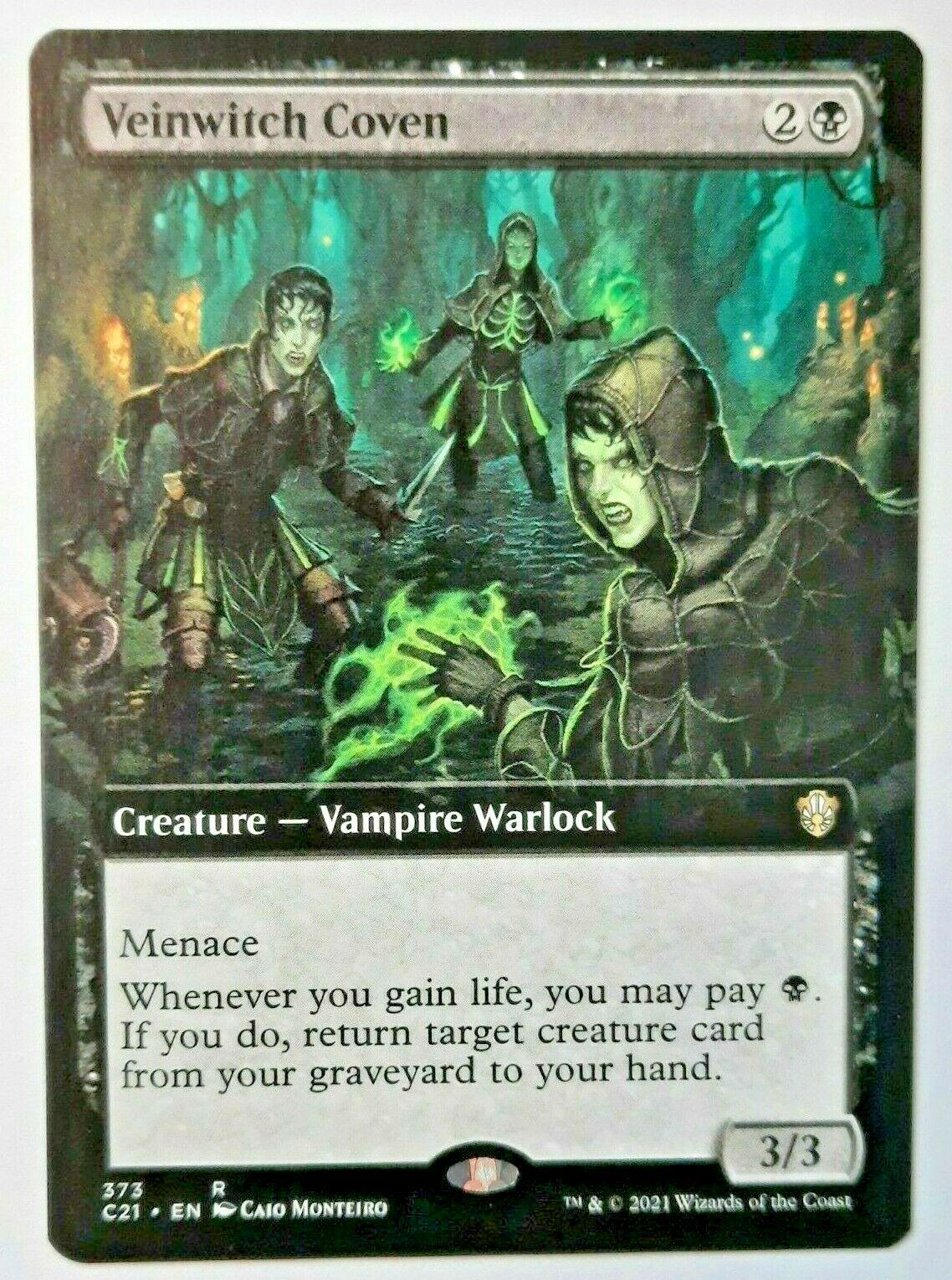 Veinwitch Coven [Extended Art] Prices | Magic Commander 2021 | Magic Cards