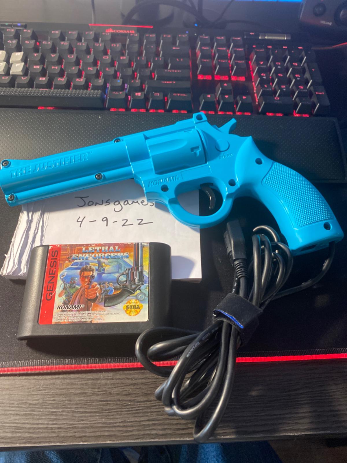 Lethal Enforcers [Gun Bundle] | Item only | Sega Genesis