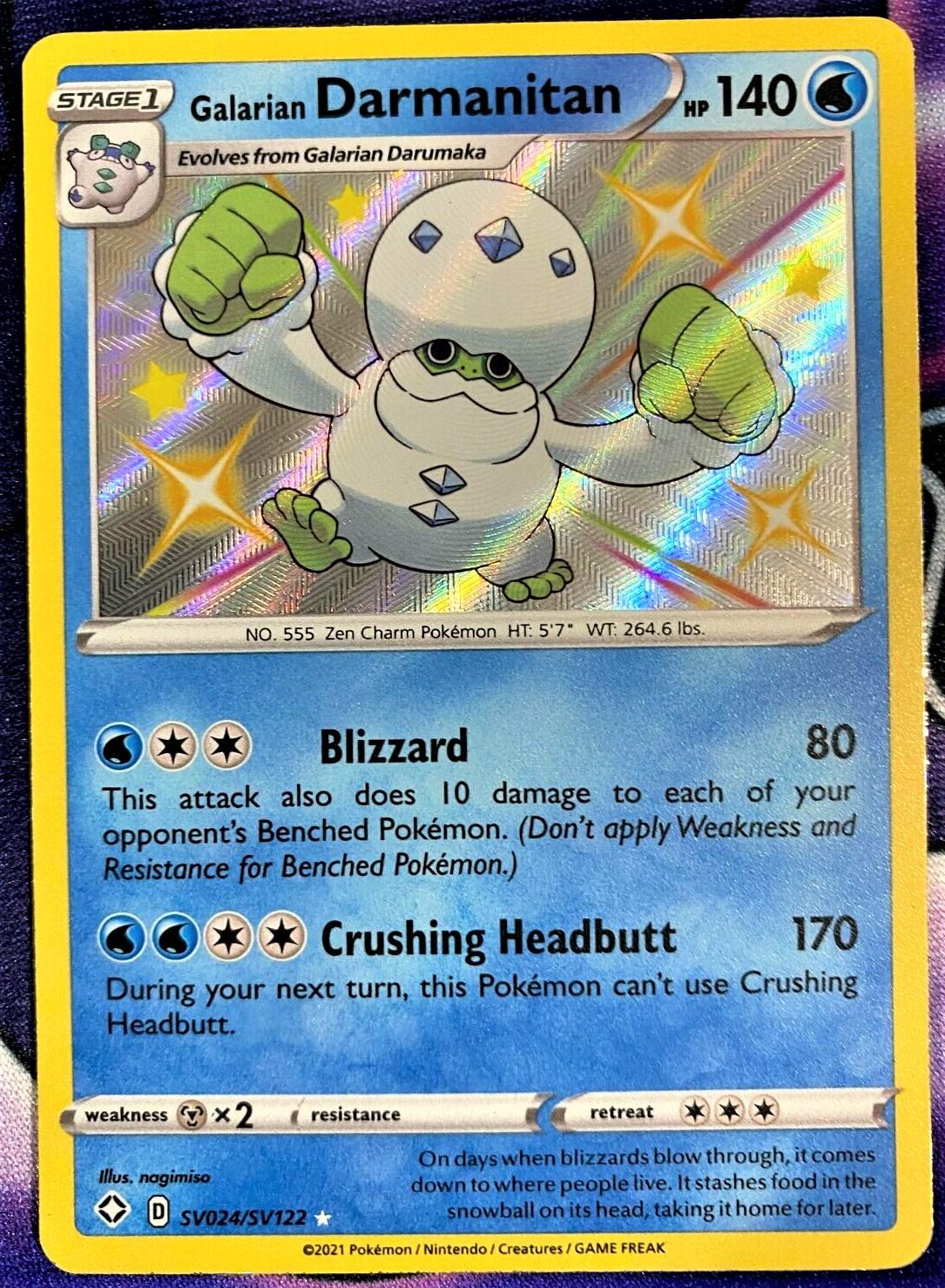 Galarian Darmanitan #SV024 Prices | Pokemon Shining Fates | Pokemon Cards