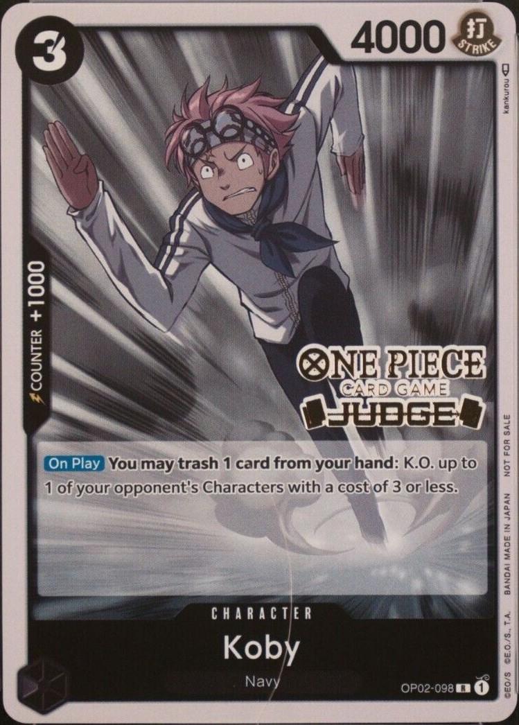 Koby [Judge] OP02-098 Prices | One Piece Paramount War | One Piece Cards
