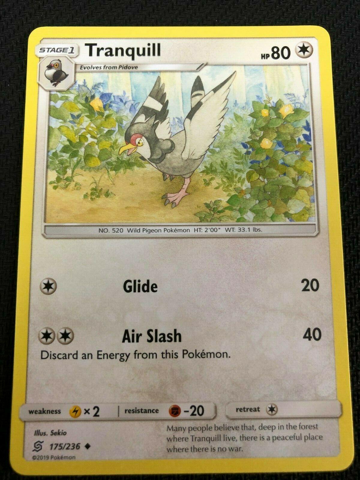Tranquill #175 Prices | Pokemon Unified Minds | Pokemon Cards