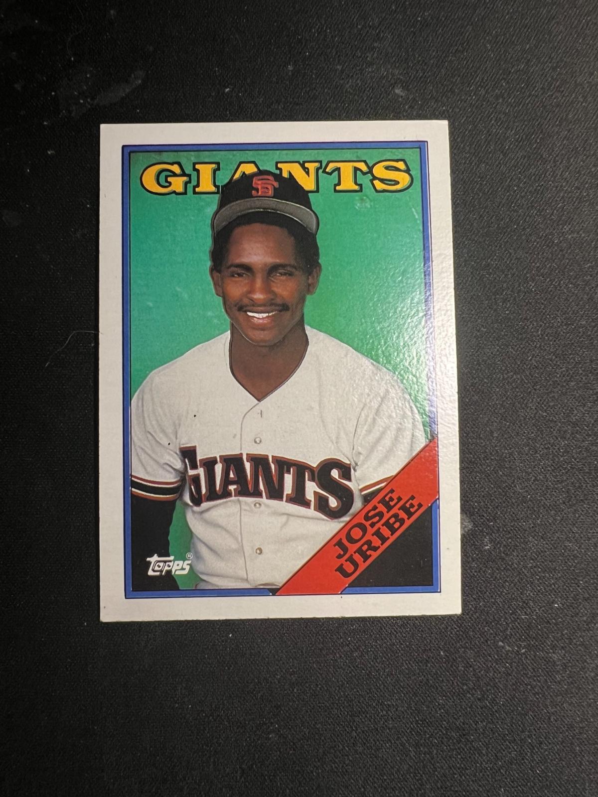 Jose Uribe [Error] | Ungraded | 1988 Topps