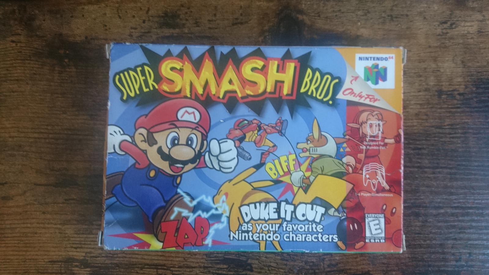 Super Smash Bros. | Item, Box, and Manual | Nintendo 64