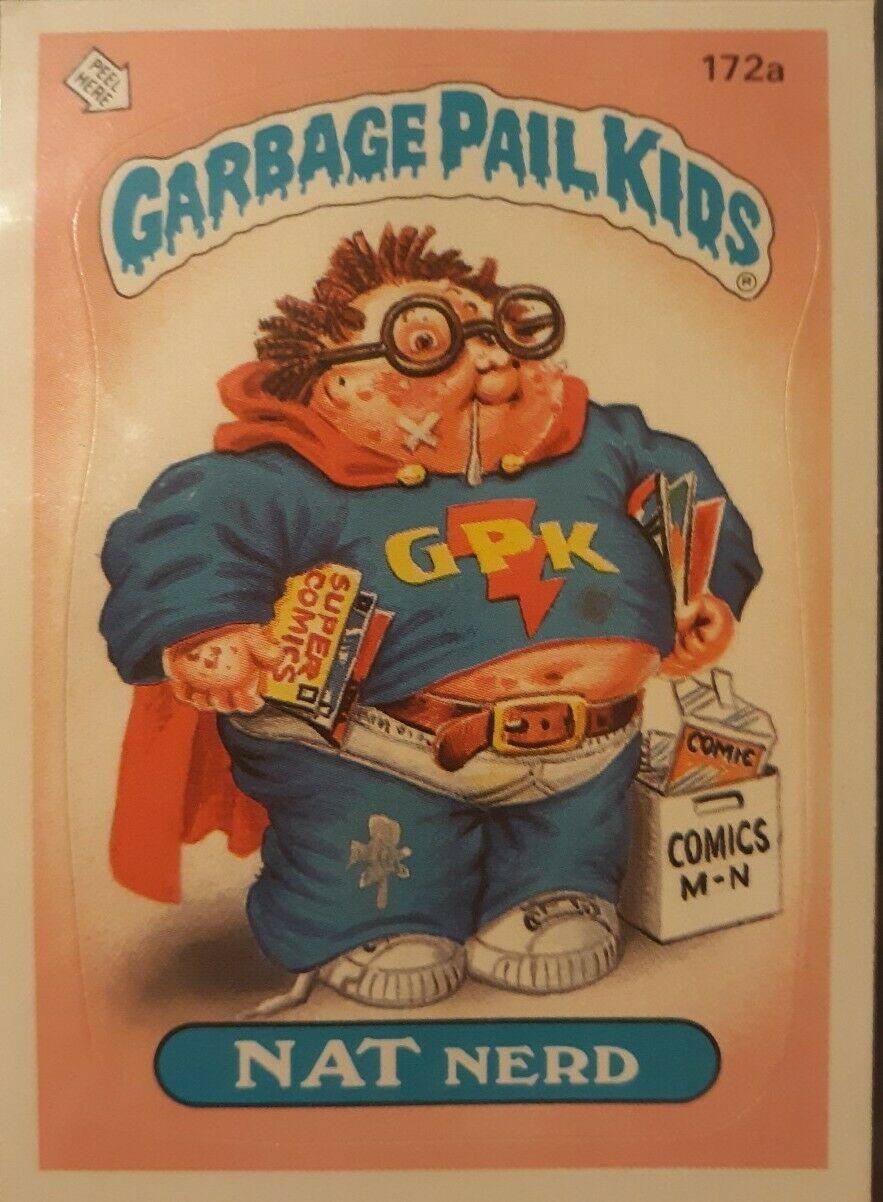 NAT Nerd #172a Prices | 1986 Garbage Pail Kids | GPK Cards