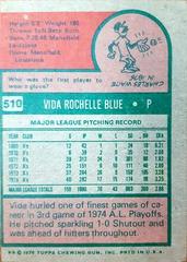 Vida Blue #510 Prices | 1975 Topps | Baseball Cards