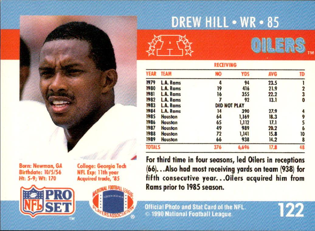 Drew Hill #122 Prices | 1990 Pro Set | Football Cards