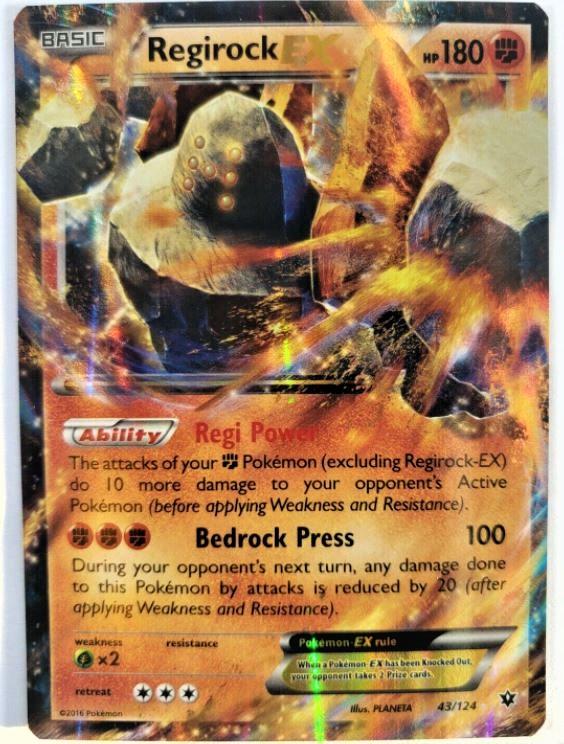 Regirock EX #43 Prices | Pokemon Fates Collide | Pokemon Cards