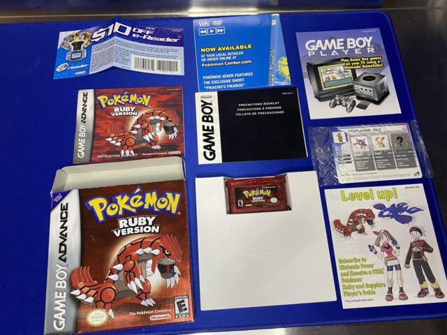 Pokemon Ruby | Item, Box, and Manual | GameBoy Advance