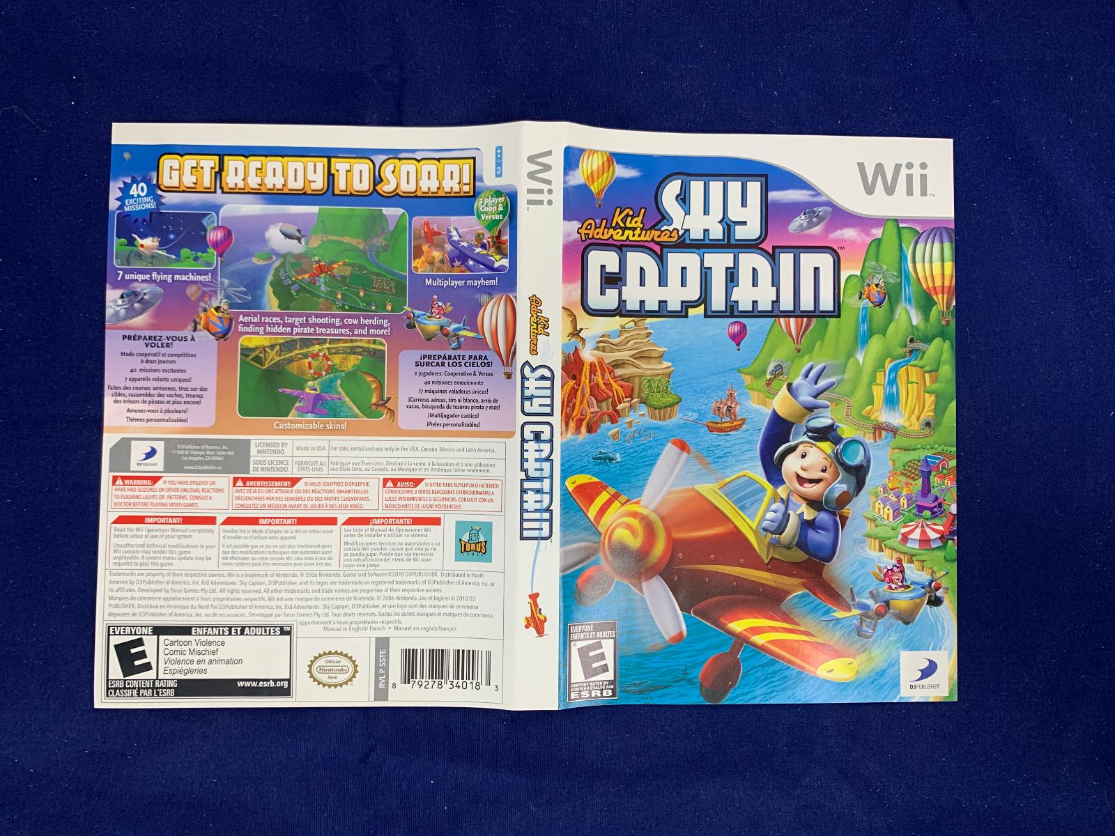 Kid Adventures: Sky Captain | Box only | Wii