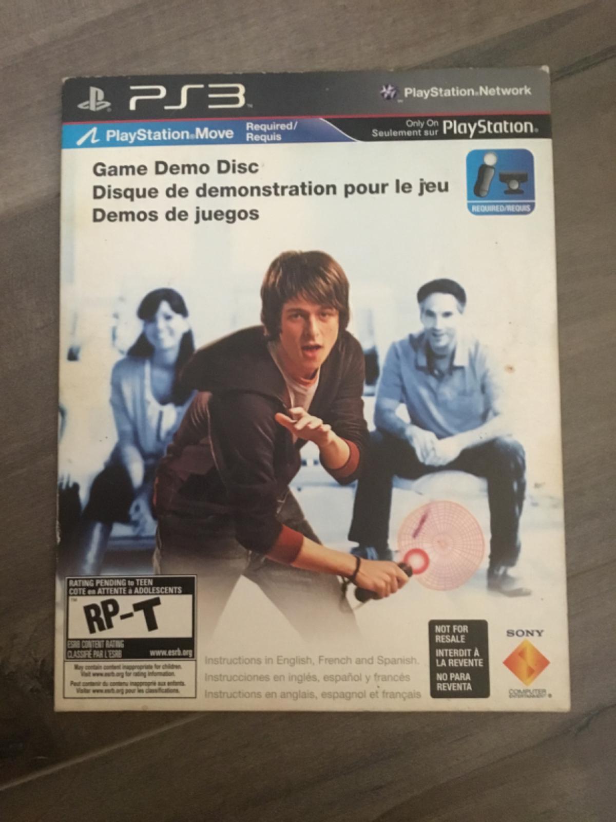 Playstation Move Game Demo Disc | New Item, Box, and Manual | Playstation 3