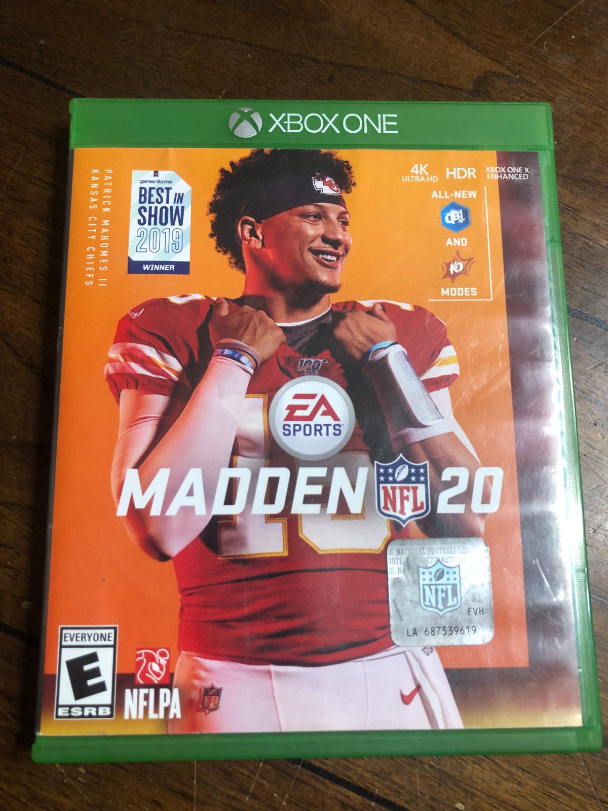 Madden NFL 20 | Item and Box only | Xbox One