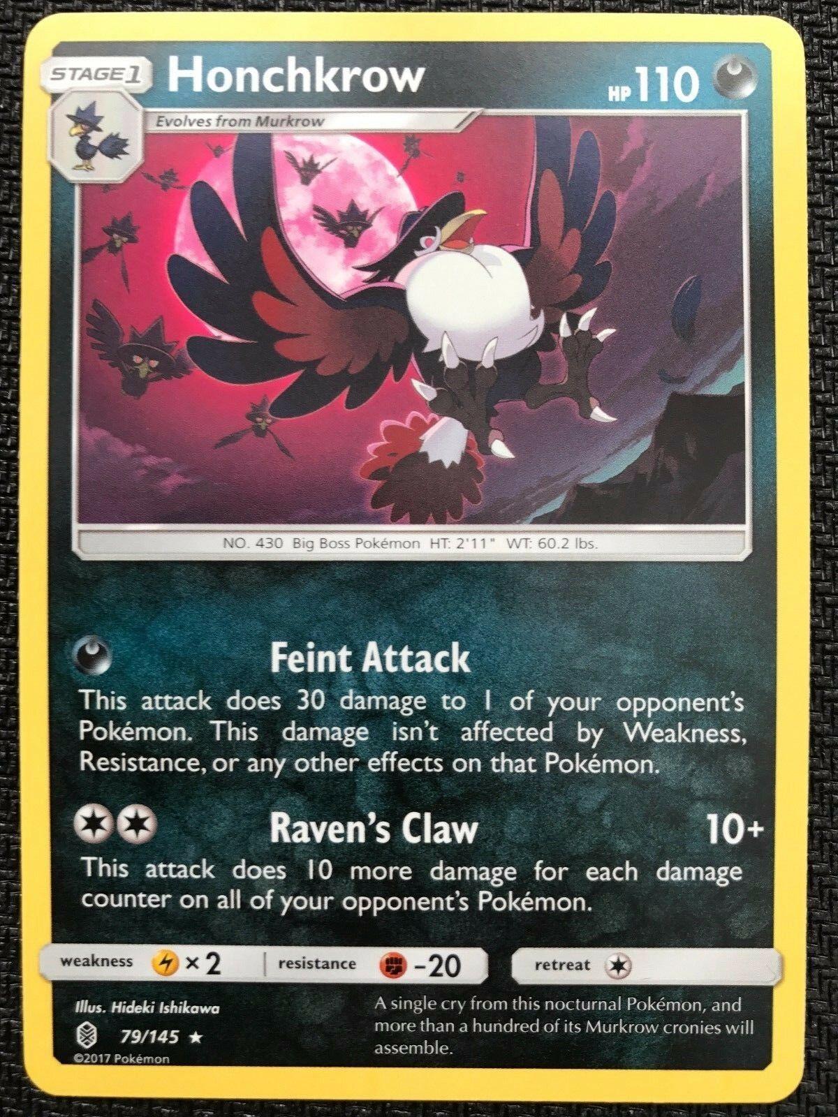 Honchkrow #79 Prices | Pokemon Guardians Rising | Pokemon Cards
