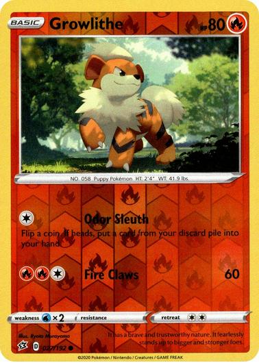 Growlithe [Reverse Holo] | Ungraded | Pokemon Rebel Clash