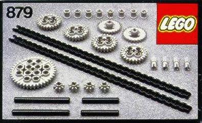 Gear Wheels with Chain Links #879 LEGO Set Prices | New, Boxed, Loose ...