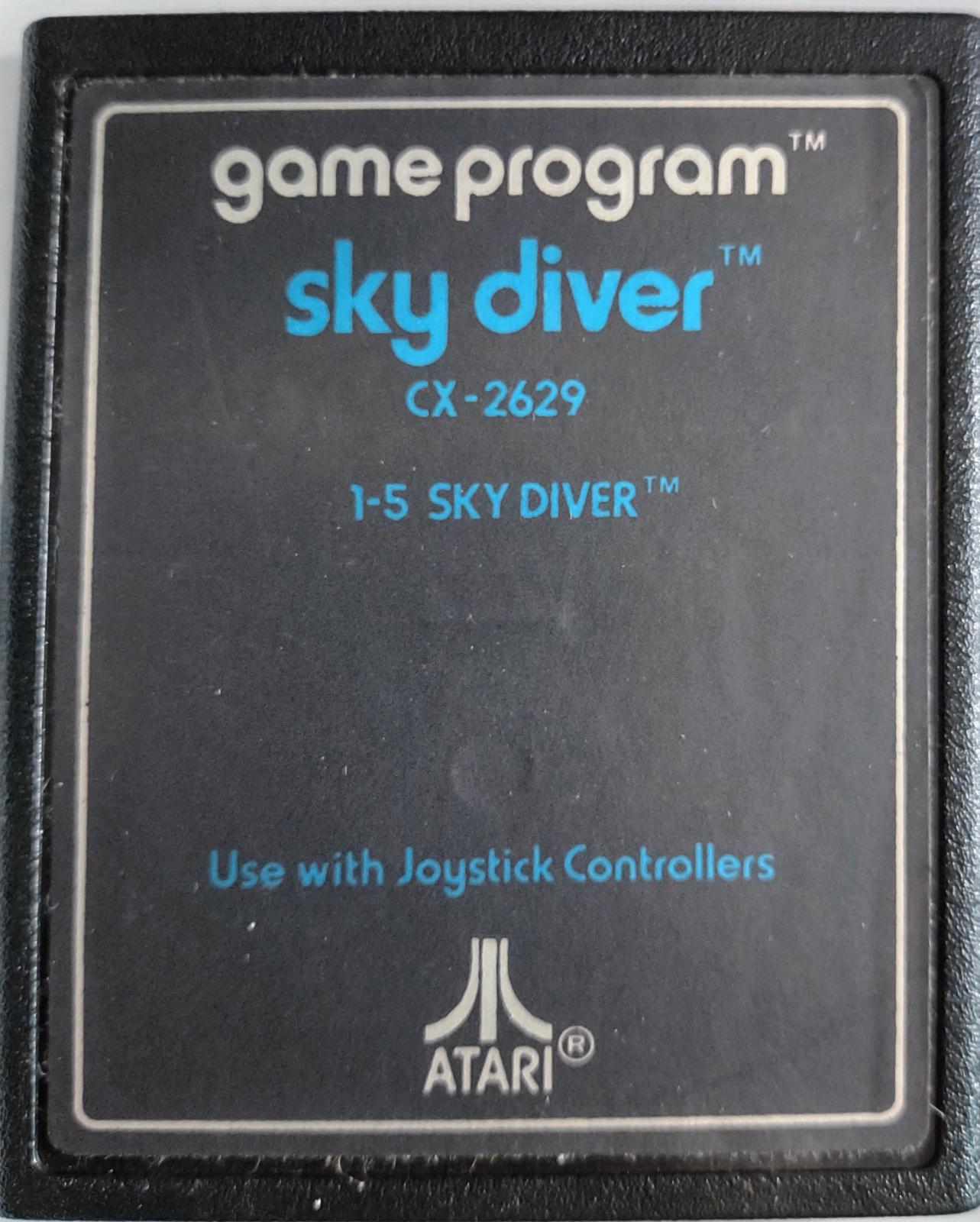 Sky Diver | Item and Manual only | Atari 2600