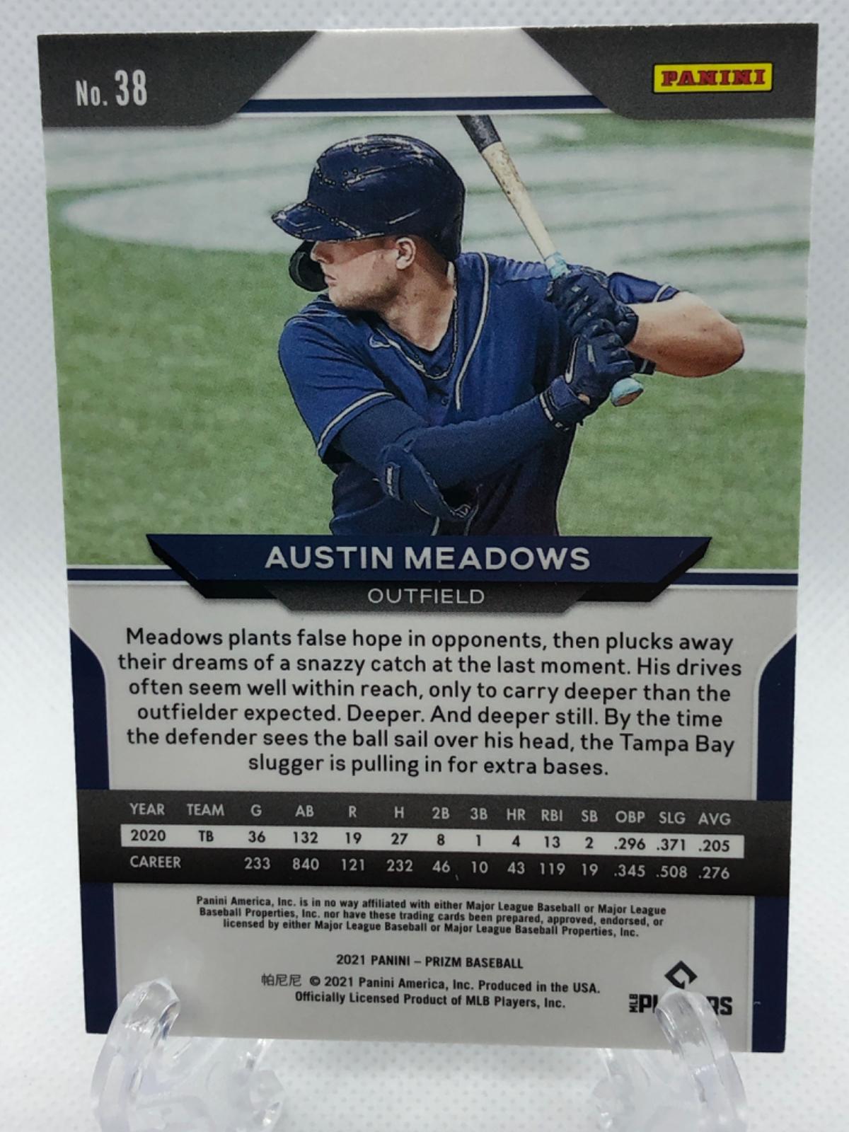 Austin Meadows #38 Prices | 2021 Panini Prizm | Baseball Cards