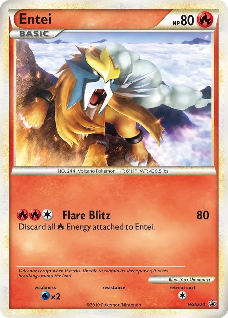 Entei #HGSS20 Prices | Pokemon Promo | Pokemon Cards