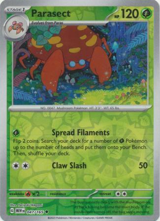 Parasect [Reverse Holo] #47 Prices | Pokemon Scarlet & Violet 151 ...