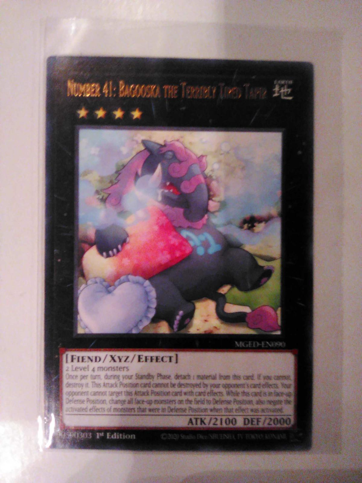 Number 41: Bagooska the Terribly Tired Tapir | Ungraded | YuGiOh ...