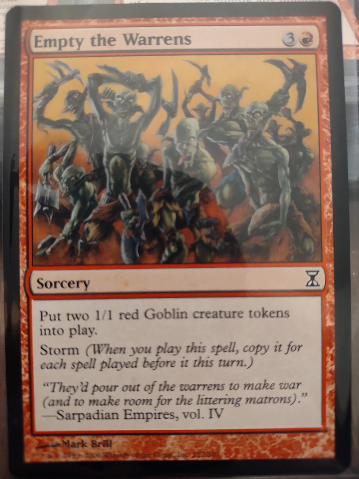 Empty the Warrens Prices | Magic Time Spiral | Magic Cards