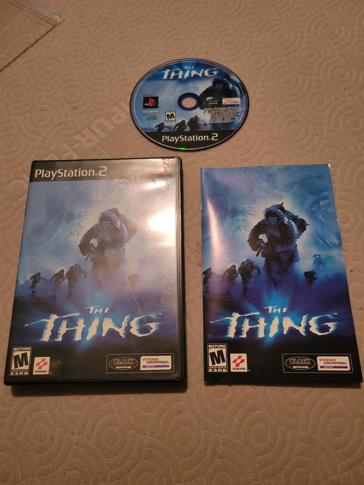 The Thing | Item, Box, and Manual | Playstation 2