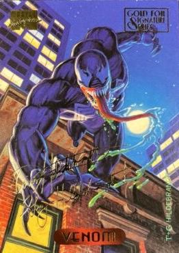 Venom [Gold Foil Signature] #131 Prices | Marvel 1994 Masterpieces ...