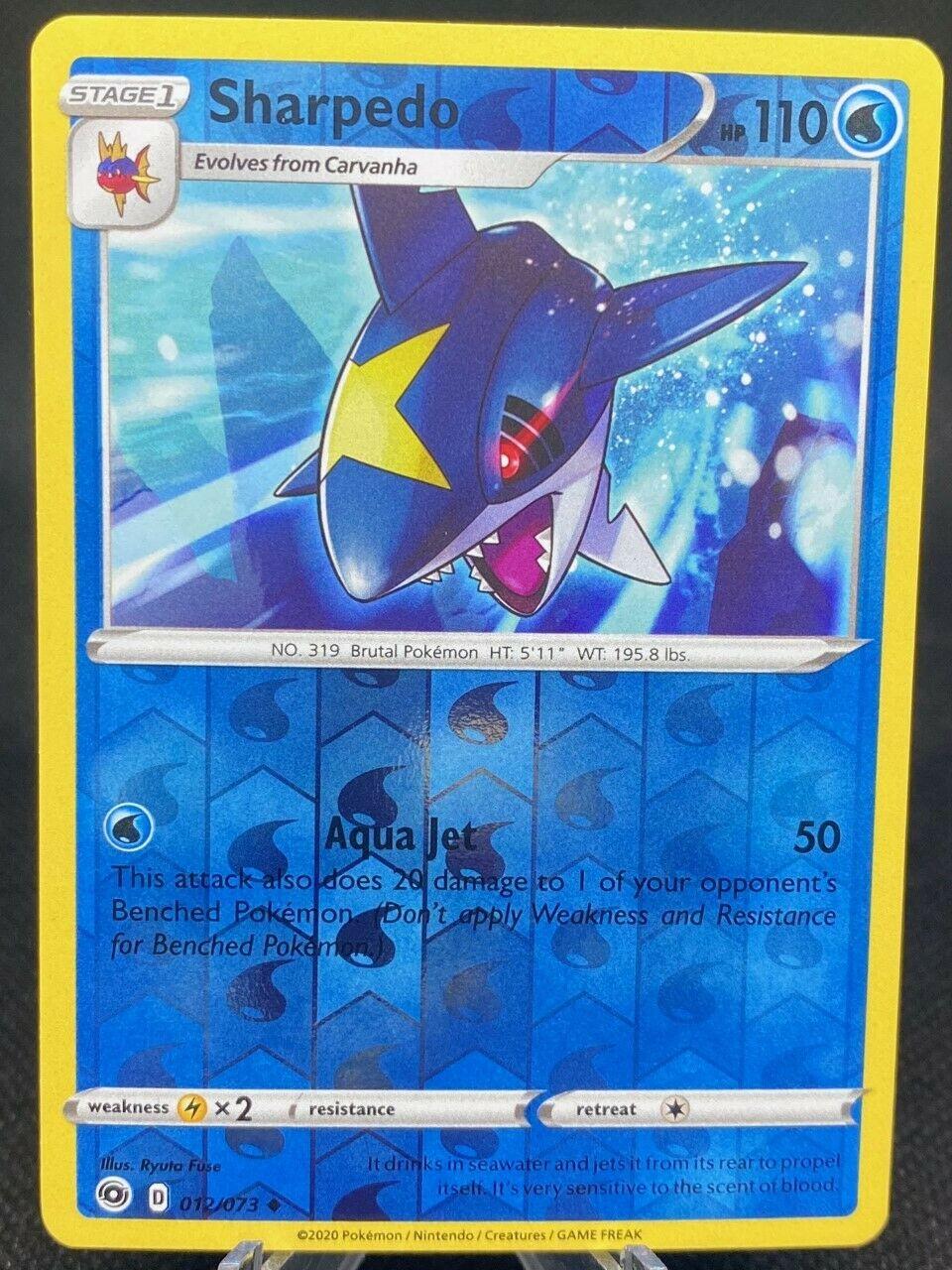 Sharpedo [Reverse Holo] #12 Prices | Pokemon Champion's Path | Pokemon ...