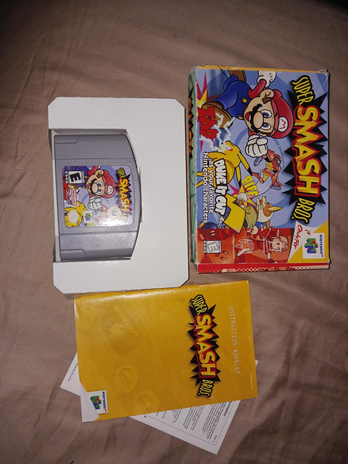Super Smash Bros. | Item, Box, and Manual | Nintendo 64