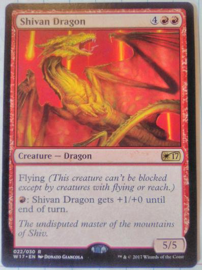 Shivan Dragon | Ungraded | Magic Welcome Deck 2017