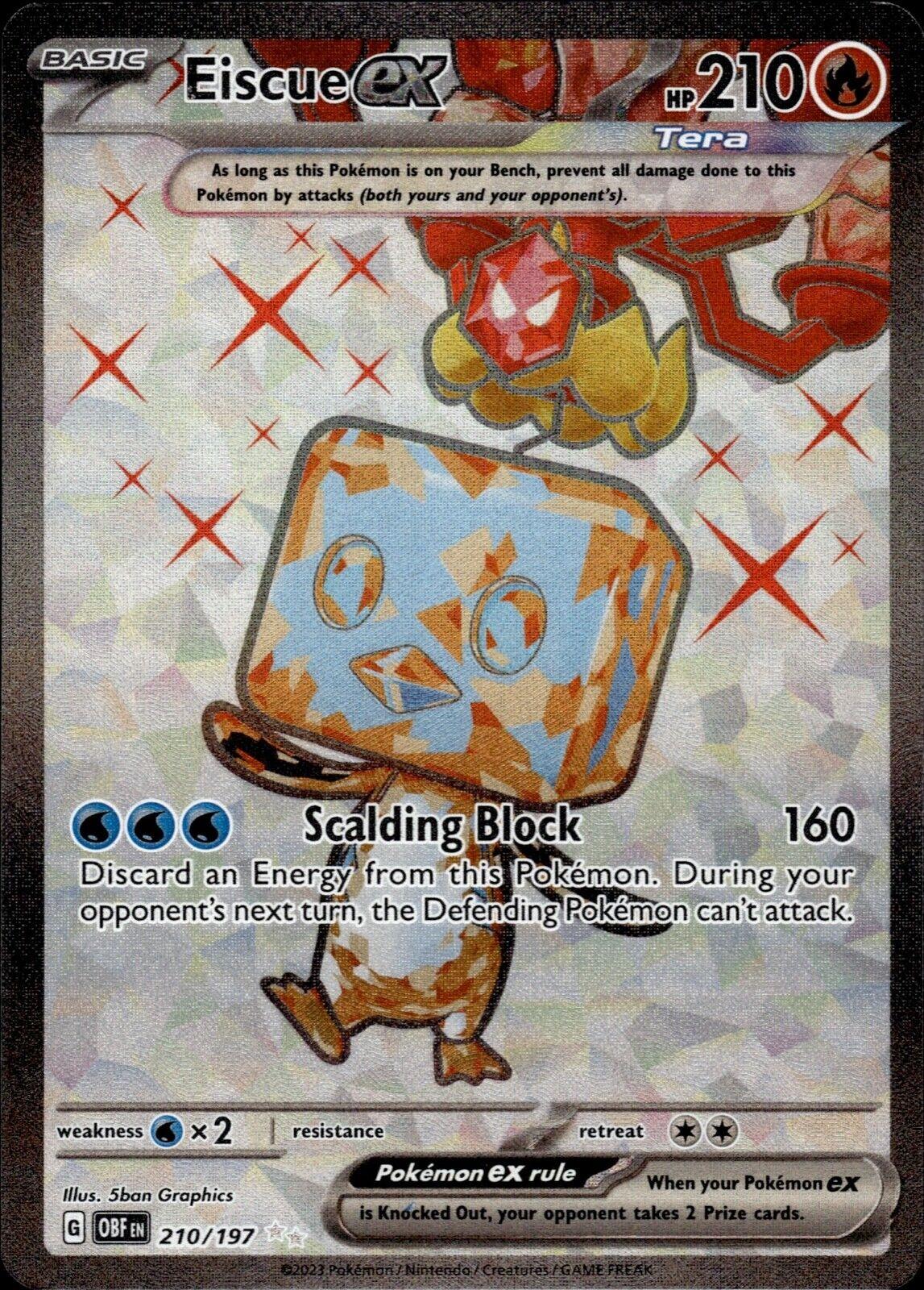 Eiscue ex #210 Prices | Pokemon Obsidian Flames | Pokemon Cards