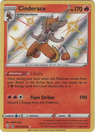 Cinderace #SV017 Prices | Pokemon Shining Fates | Pokemon Cards