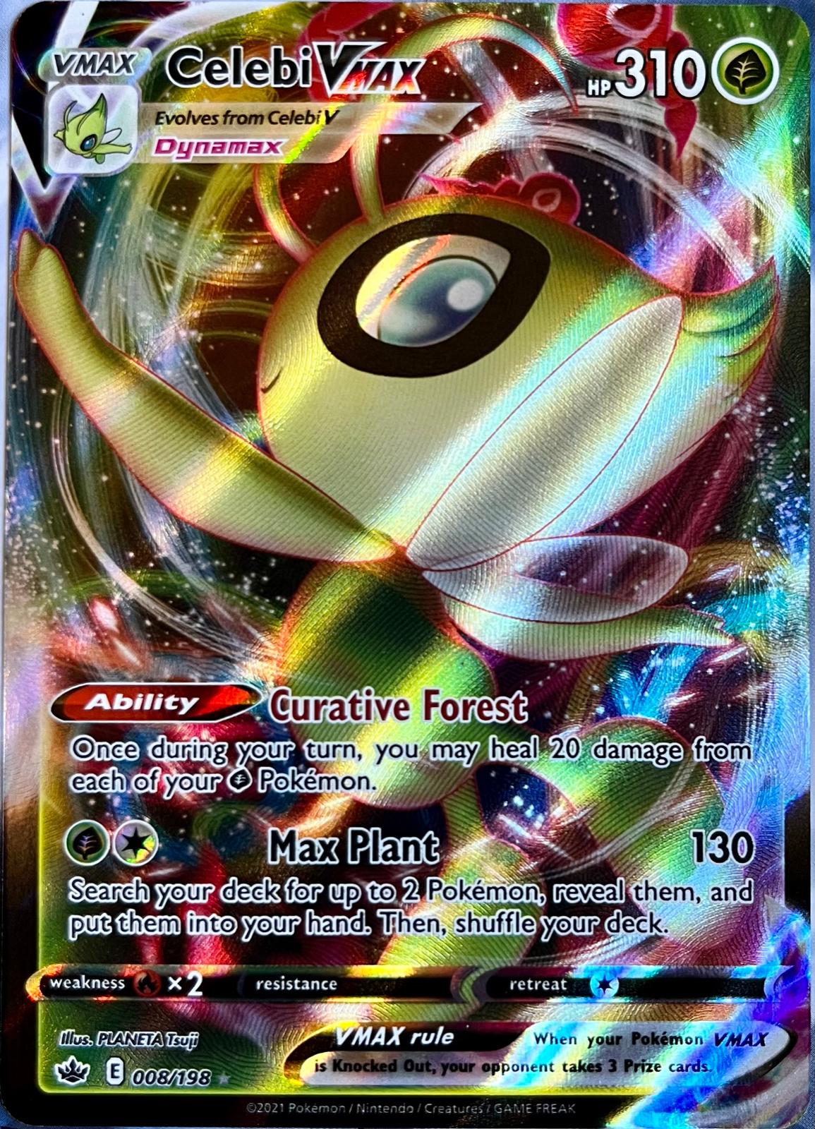 Celebi VMAX #8 Prices | Pokemon Chilling Reign | Pokemon Cards