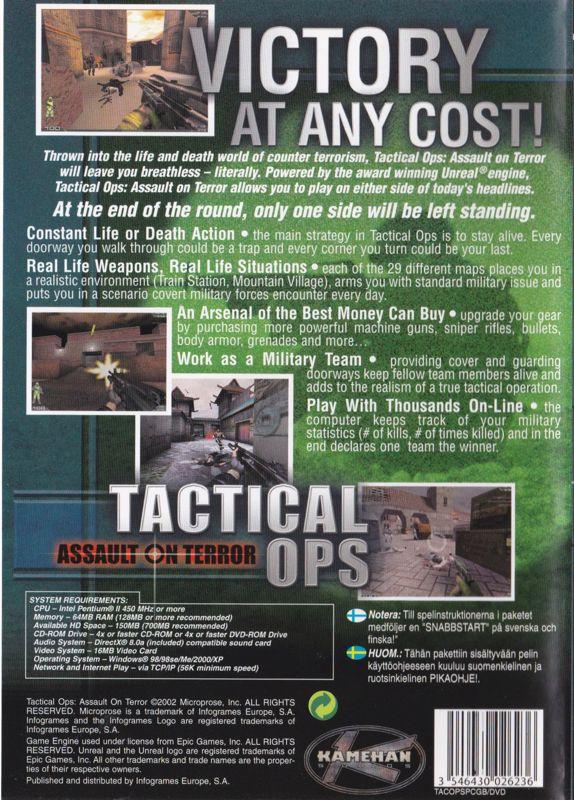 Tactical Ops: Assault on Terror Prices PC Games | Compare Loose, CIB ...