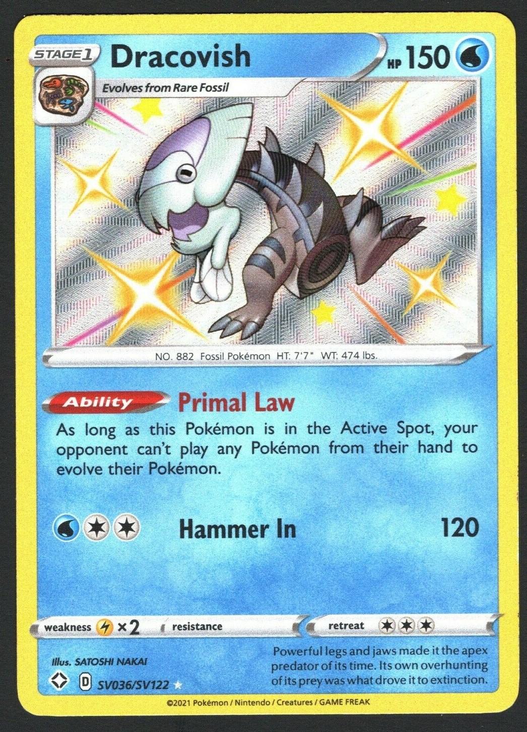 Dracovish #SV036 Prices | Pokemon Shining Fates | Pokemon Cards