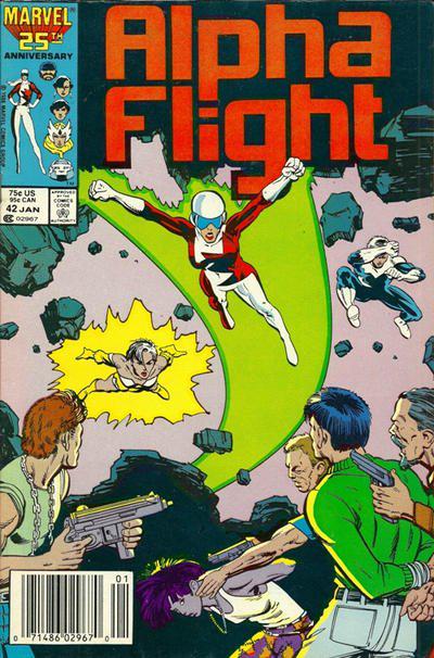 Alpha Flight [Newsstand] #42 (1987) Prices | Alpha Flight Series