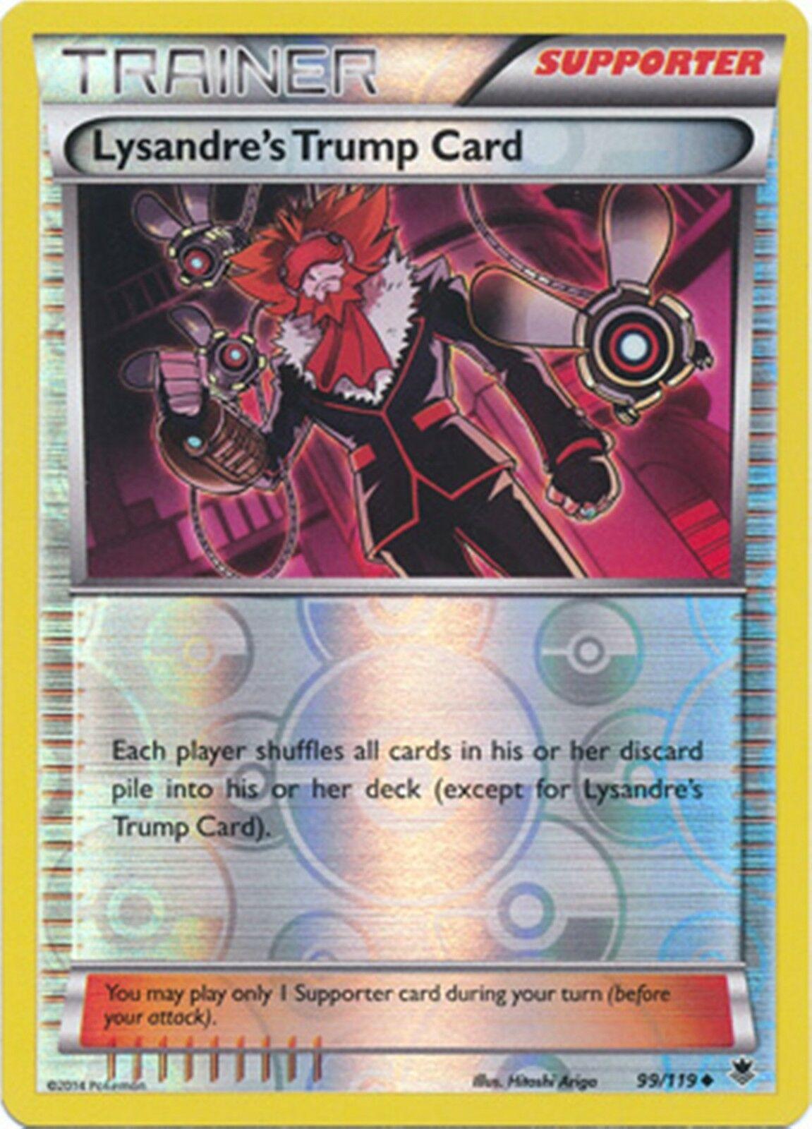 Lysandre's Trump Card [Reverse Holo] #99 Prices | Pokemon Phantom ...