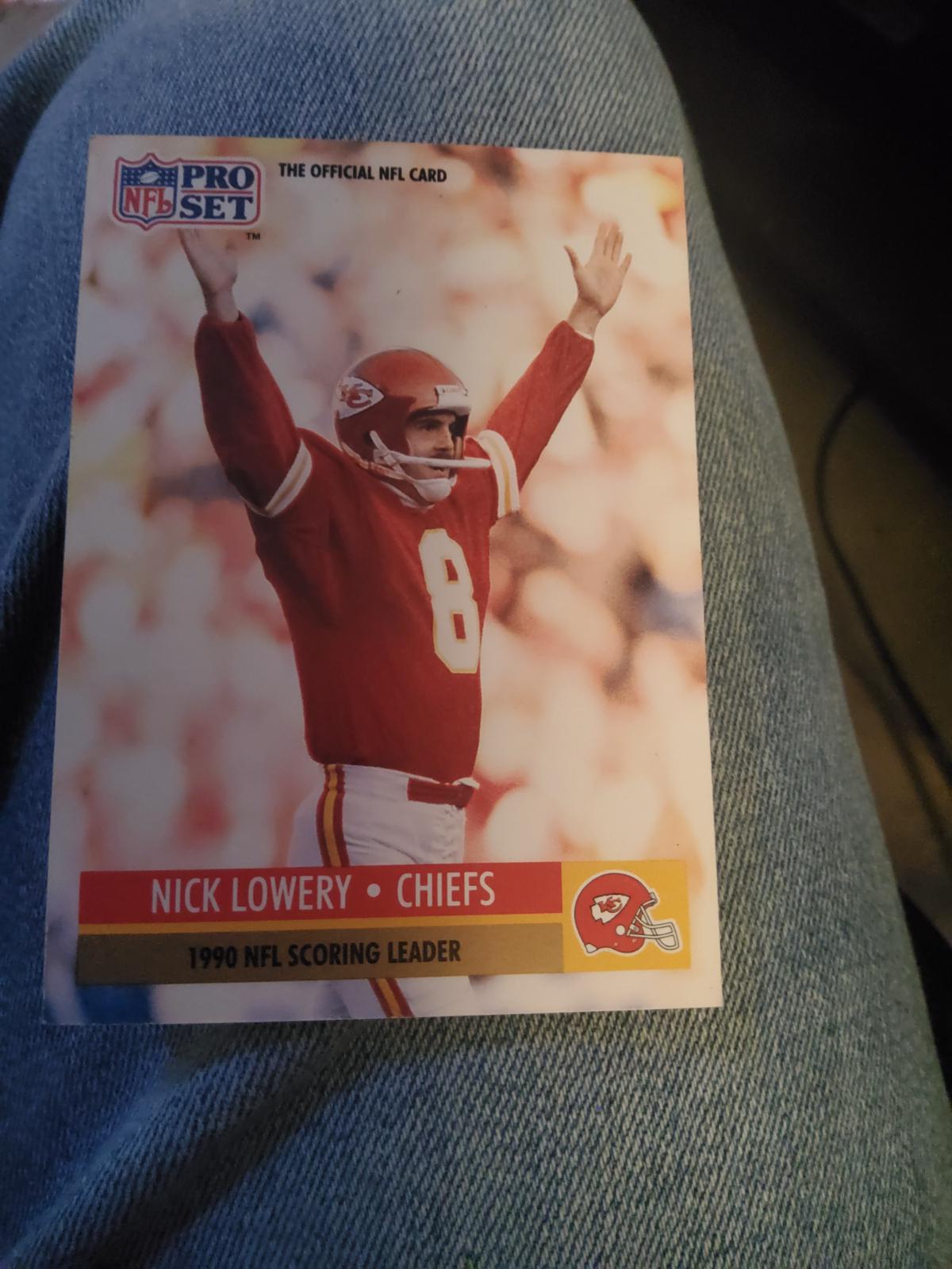 Nick Lowery | Ungraded | 1991 Pro Set