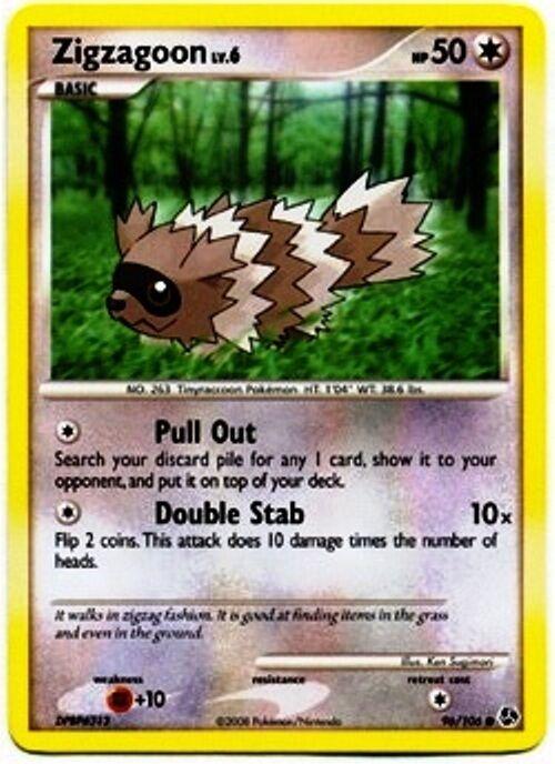 Zigzagoon #96 Prices | Pokemon Great Encounters | Pokemon Cards