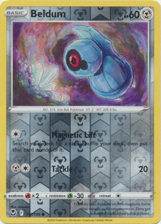 Beldum [Reverse Holo] #117 Prices | Pokemon Silver Tempest | Pokemon Cards