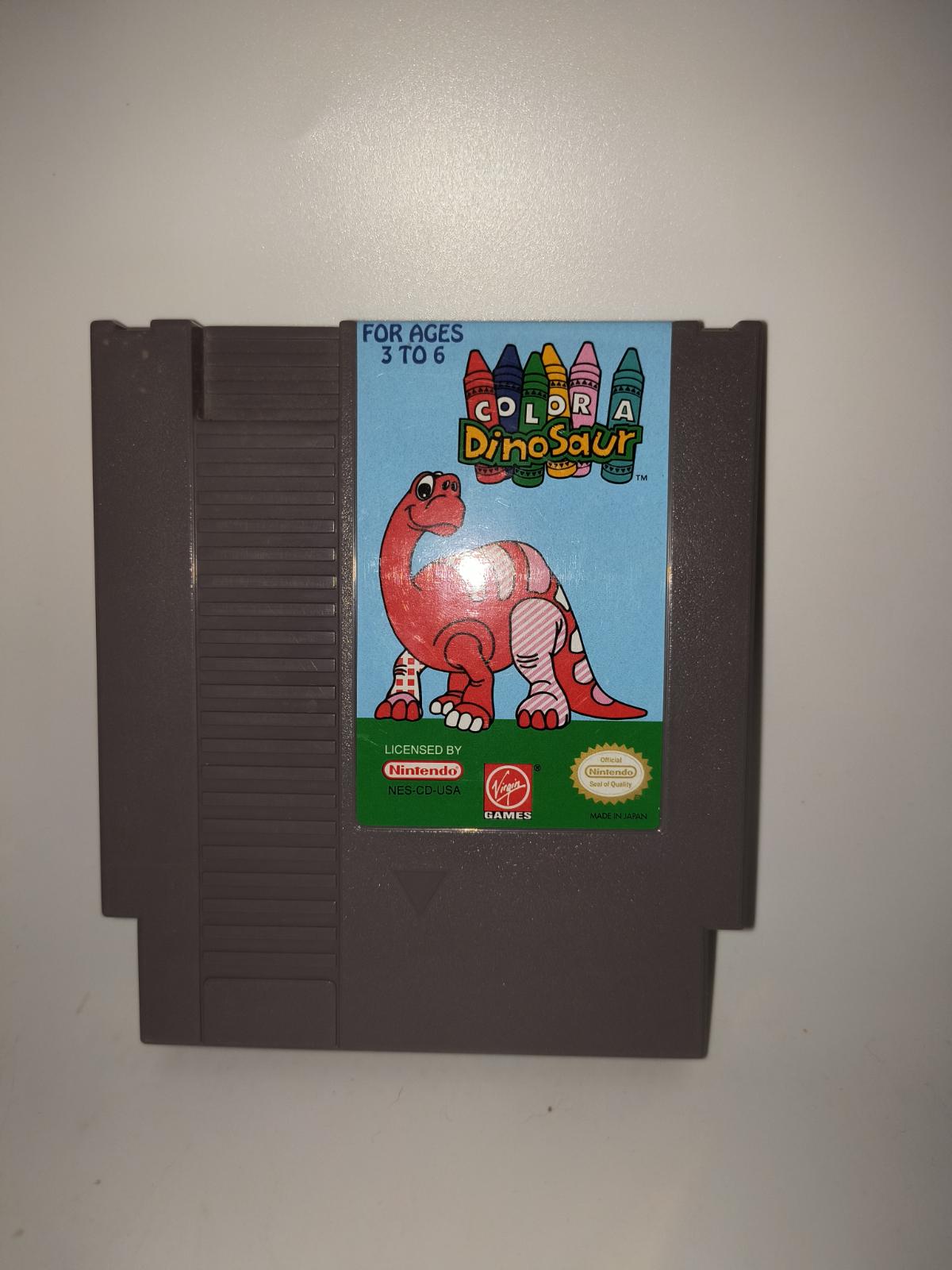 Color A Dinosaur | Item only | NES