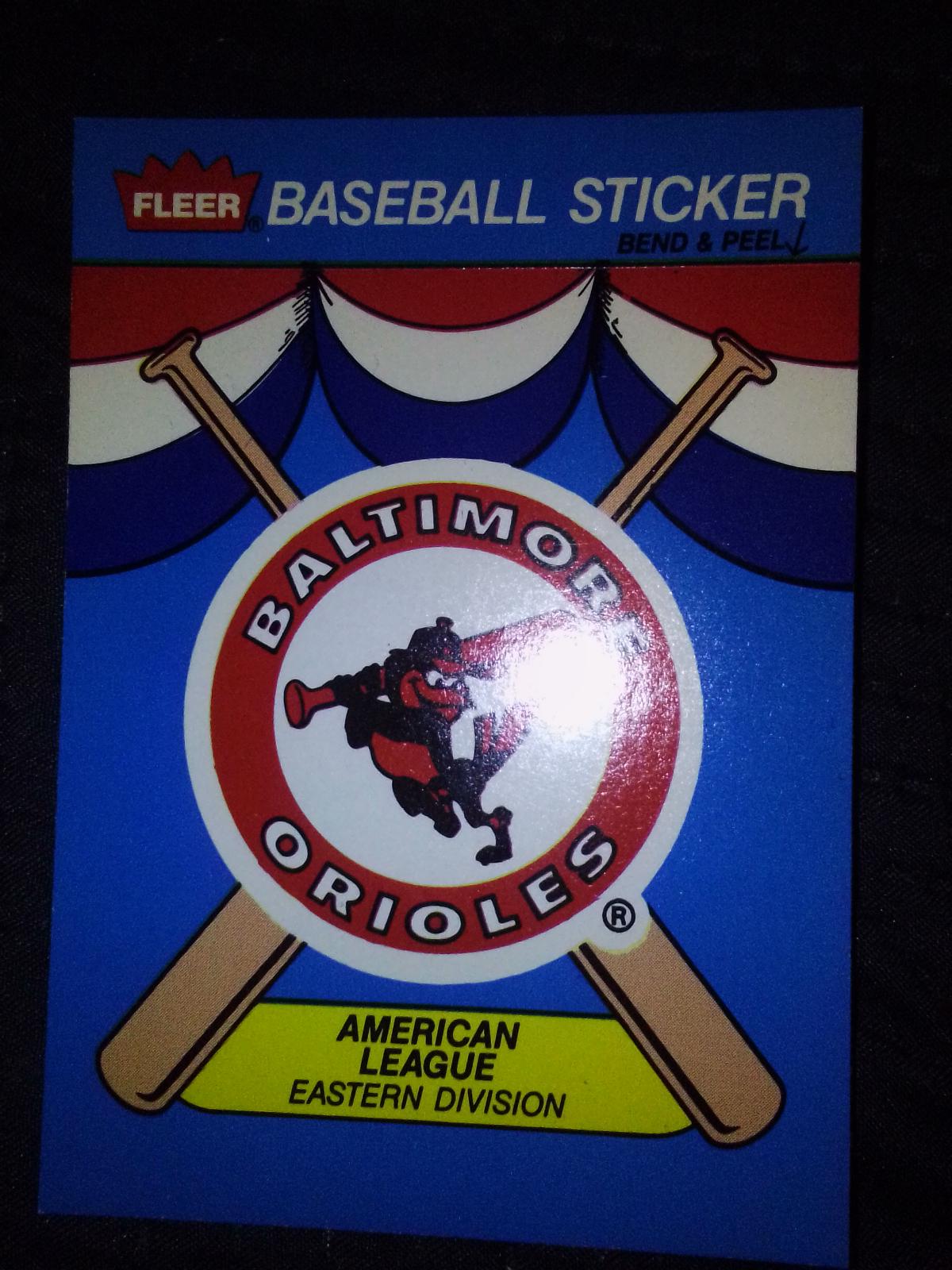 Baltimore Orioles | Ungraded | 1989 Fleer Baseball Stickers